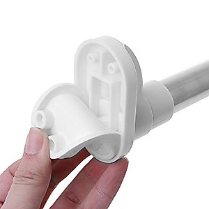 Extendable Telescopic Rods Shower Curtain Poles Clothes Wardrobe Rack Curtain Rods For Windows 66 To 144