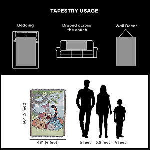 Northwest 1WPH/05100/0005/RET Throw Blanket, 48" x 60", All My Friends