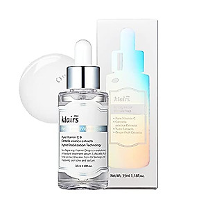 dear, klairs Freshly Juiced Vitamin Drop, 5% Hypoallergenic pure vitamin C serum, 35ml, 1.18oz | a potent skin rejuvenator