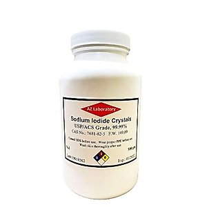 Sodium Iodide, Ultra Pure, Powder/Crystals, ACS/USP Grade, 500 Grams