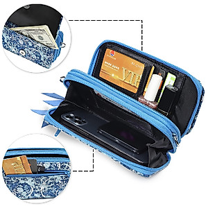 ANNAMITO Cotton All in One Crossbody Purse, Small Crossbody Bags For Women