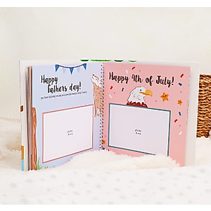 Baby Memory Book Baby Journal | First Year Photo Album | Up to The First 5 Years | Perfect for Boys and Girls | Achievements, Memories, Milestones | Baby Shower Present