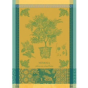 Garnier Thiebaut Ananas en Pot Jaune Soleil Kitchen Towel, 22"x30"