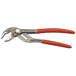 Rothenberger 1000000213" Rogrip F Water Pump Pliers, Grey/Red, 7-Inch