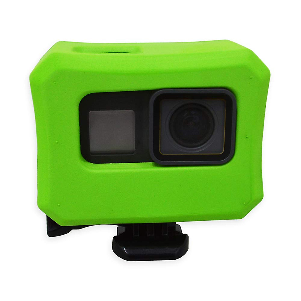 Floaty Case for GoPro - Green Float Housing Fit for GoPro Hero 7/6/5, Anti-Sink Camera Floater Cover Accessory for Water Sports Surfing Swimming Diving