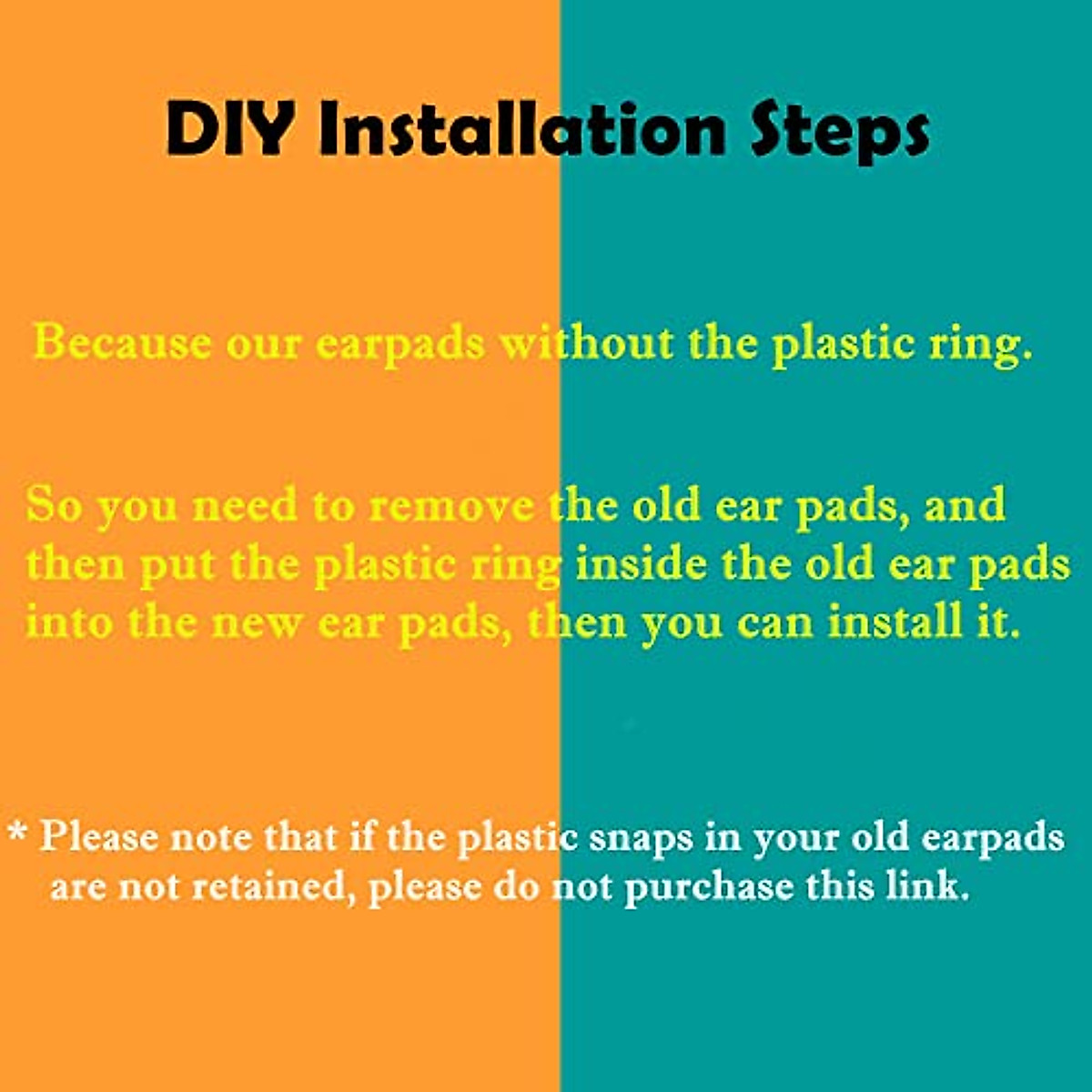 TaiZiChangQin TT-BH047 Ear Pads Cushion Memory Foam Replacement Earpads Compatible with Taotronics TT-BH047 SoundSurge 47 Headphone Protein Leather