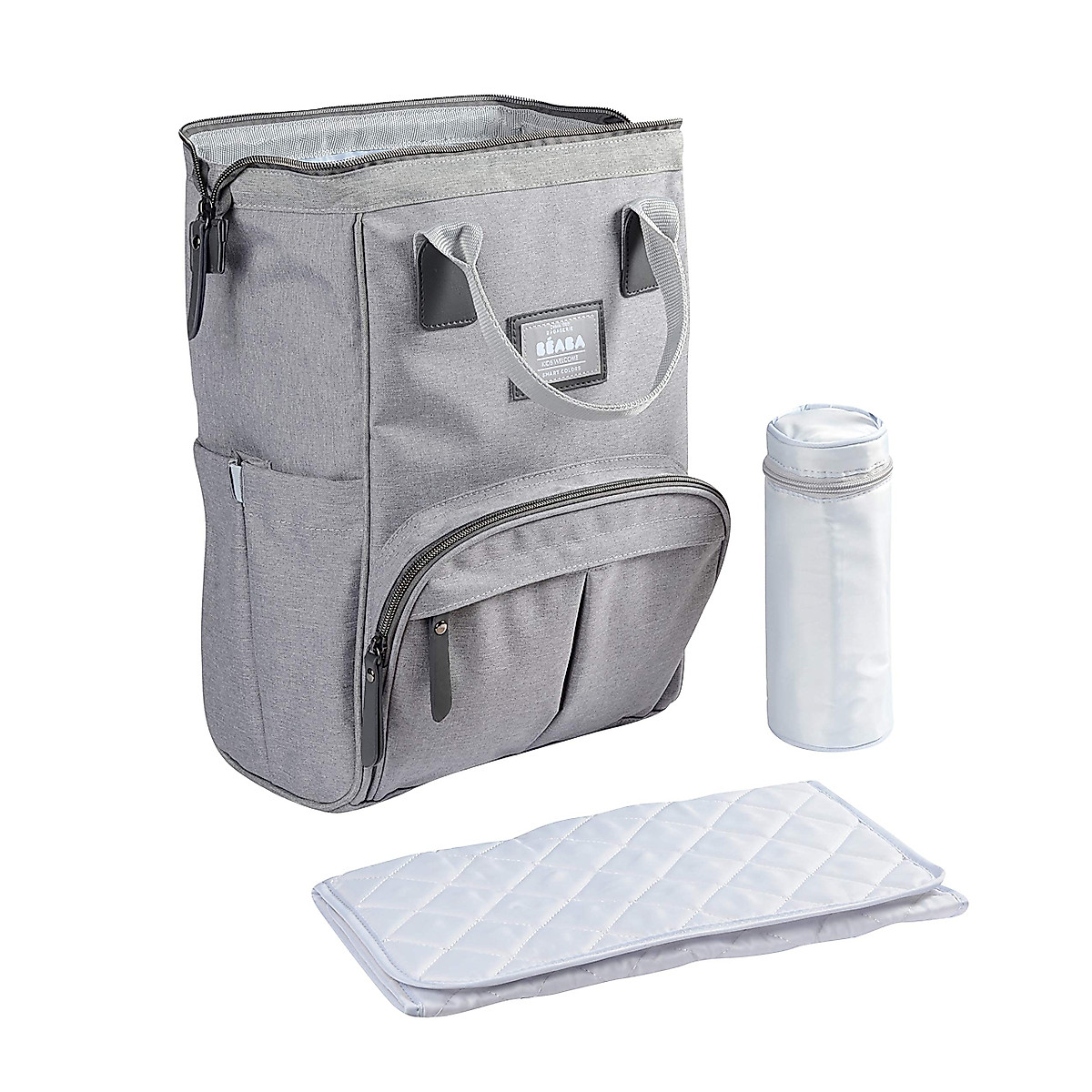 BEABA Wellington Diaper Bag Backpack and BEABA Stainless Steel Insulated Food Jar