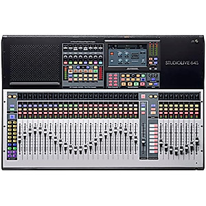 PreSonus StudioLive 64S 64-channel/43-bus digital console/recorder/interface with AVB networking and quadcore FLEX DSP Engine