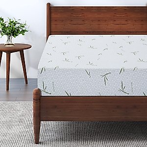 IULULU Full Mattress, 10 Inch Memory Foam Mattress in a Box, Green Tea Gel Infused Mattresses with Breathable Cover for Cool Sleep, Medium Supportive, CertiPUR-US Certified