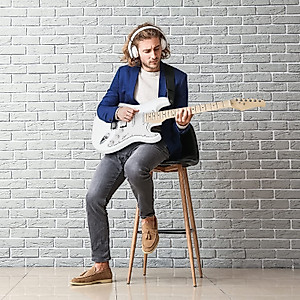 Ktaxon 39 Inch Electric Guitar Kit for Beginner, HSS Pickups 6 String Solid-Body Full Size Adults Electric Guitars W/Amplifier, Bag, Strap, Cable, Accessories - White