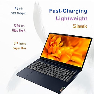 Lenovo IdeaPad 3i Laptop - 15.6" Full HD 1080p Touch Screen - Intel Core i5-1155G7-40GB Memory - 2TB SSD - Windows 11 Home - Abyss Blue – w/HDMI Cable