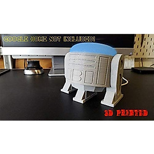 R2D2 Astromech Droid Stand for Google Home Mini Smart Speaker WHITE