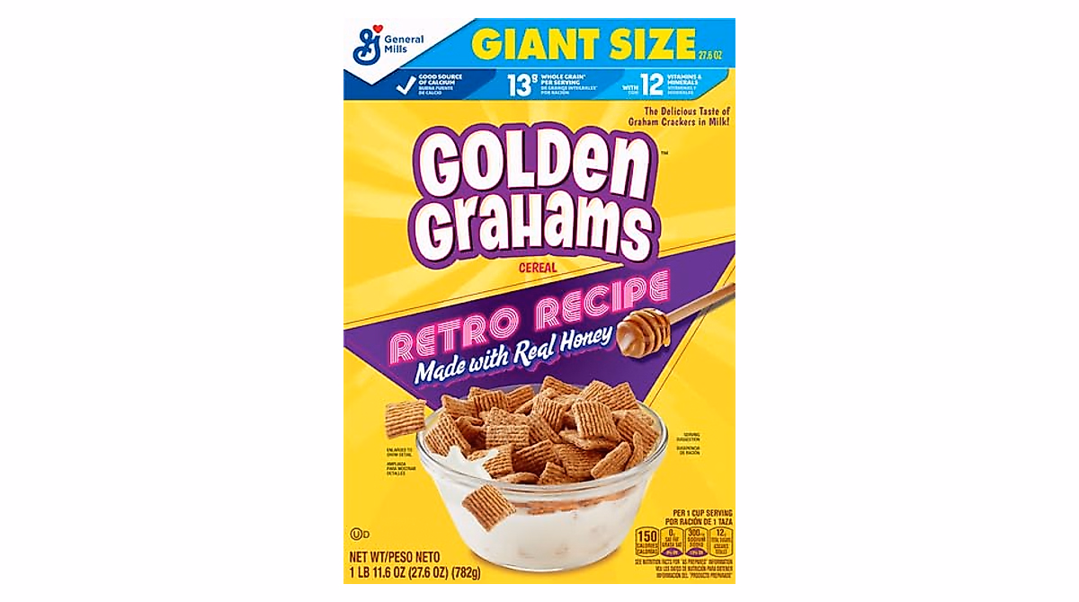 Golden Grahams Cereal - Tasty Whole Grain Breakfast