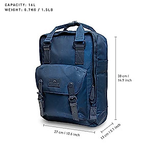 Doughnut Travel Laptop Backpack, Slim Durable Daypack Backpacks, Water Resistant Computer 16L Bag for Men & Women Fits 14 Inch Notebook(SK STARRY)