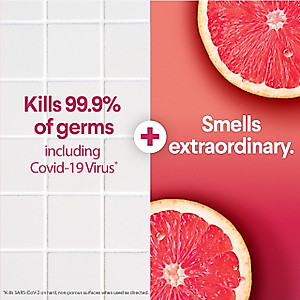 Clorox Scentiva Wipes, Bleach Free Cleaning Wipes - Tahitian Grapefruit Splash, 75 Count (Pack of 3)