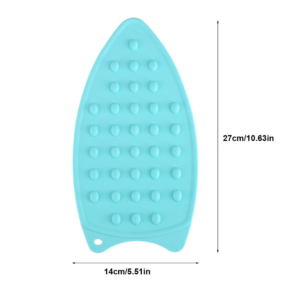 HERCHR Silicone Ironing Rest Pad, Large Portable Ironing Mat Iron Accessories for Ironing Board, Sewing, Curling Irons, Flat Irons, Straightener(Green)