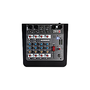 Allen & Heath ZED-6 – Ultra Compact 6-Input Audio Mixer (AH-ZED-6)