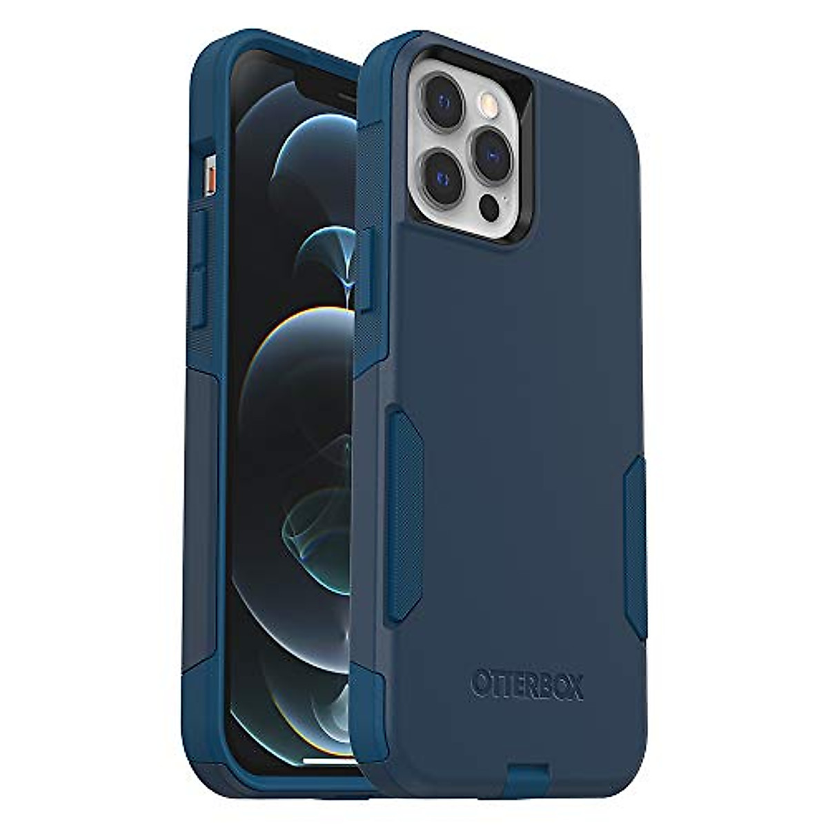 OTTERBOX COMMUTER SERIES Case for iPhone 12 Pro Max - BESPOKE WAY (BLAZER BLUE/STORMY SEAS BLUE)