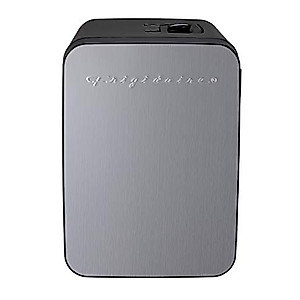 FRIGIDAIRE Portable 10L, 15-can Mini Fridge Brushed Stainless Rugged Refrigerator, EFMIS188-SS