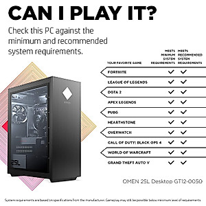 OMEN 2022 Newest Upgraded 25L Gaming Desktop PC, Geforce RTX 3060, AMD Ryzen 7 3700X, 64 GB DDR4 RAM, 2TB SSD+4TB HDD, Windows 11, VR Ready, RGB Lighting Black
