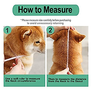 Supet Dog Cone Adjustable Pet Recovery Collar Dog Surgery Cone Protective Dog Cone Collar for Large Small Dogs After Surgery, Plastic Dog Cats Neck Cone of Shame E-Collar Anti-Bite Lick Wound Healing