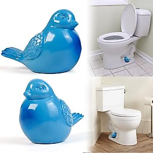 2pcs Toilet Bolt Caps, Tall Toilet Bolt Covers Decorative, Bird Replacement Toilet Screw Cover Caps, No Need to Cut The Bolt and No Tools Required - Universal Fit