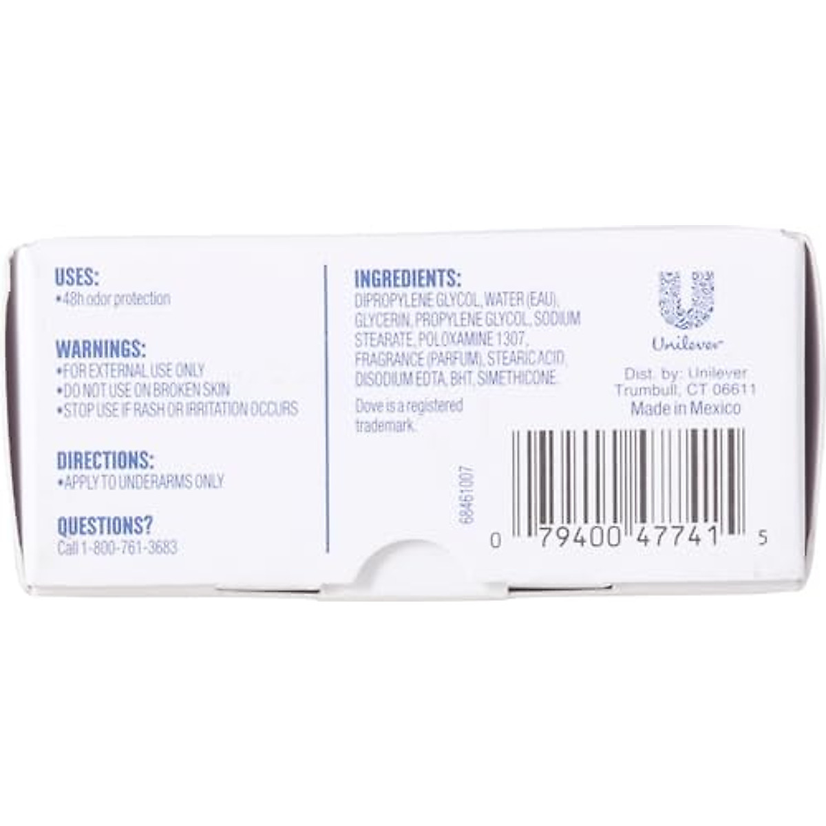 Dove Deodorant Refills Refill Kit 0% Aluminum Cucumber & Green Tea Aluminum Free Deodorant 1.13 oz