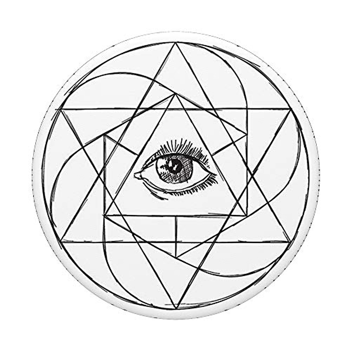 Illuminati Phone Grip All Seeing Eye Pyramid PopSockets Swappable PopGrip