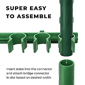 K-Brands Tomato Cage - Premium Tomatoes Plant Stakes Support Cages Trellis for Garden and Pots (3 Pack - Extra Tall Upto 68 inches)