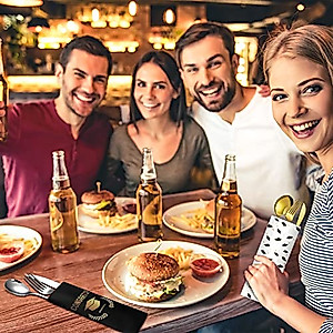 100 Pack 2023 Graduation Silverware Bags Graduation Kraft Paper Utensil Cutlery Holders, Class of 2023 Graduation Party Supplies for College Senior High School Congrats Grad Centerpiece Table Decor