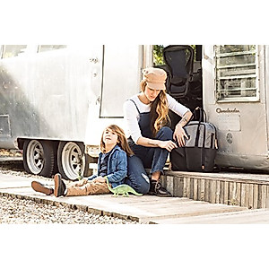 Petunia Pickle Bottom InterMix Backpack | Diaper Bag Backpack| Baby Bottle Bag for Parents | Stylish Baby Bag Organizer| Sophisticated and Spacious Backpack for On the Go Moms | Graphite/Black