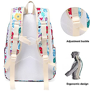 Bluboon Backpack for Girls Kids Preschool Backpack with Lunch Box Kindergarten School Bookbags Set