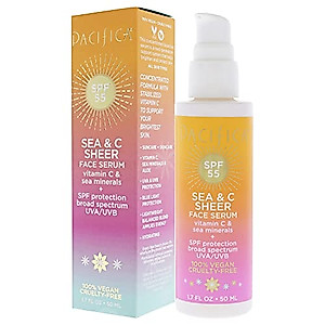 Pacifica Sea and C Sheer Face Serum SPF 55 Serum Unisex 1.7 oz