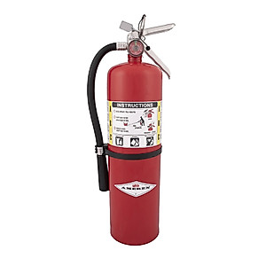 Amerex 10 lb. ABC Dry Chemical Multi-Purpose Fire Extinguisher with Wall Bracket