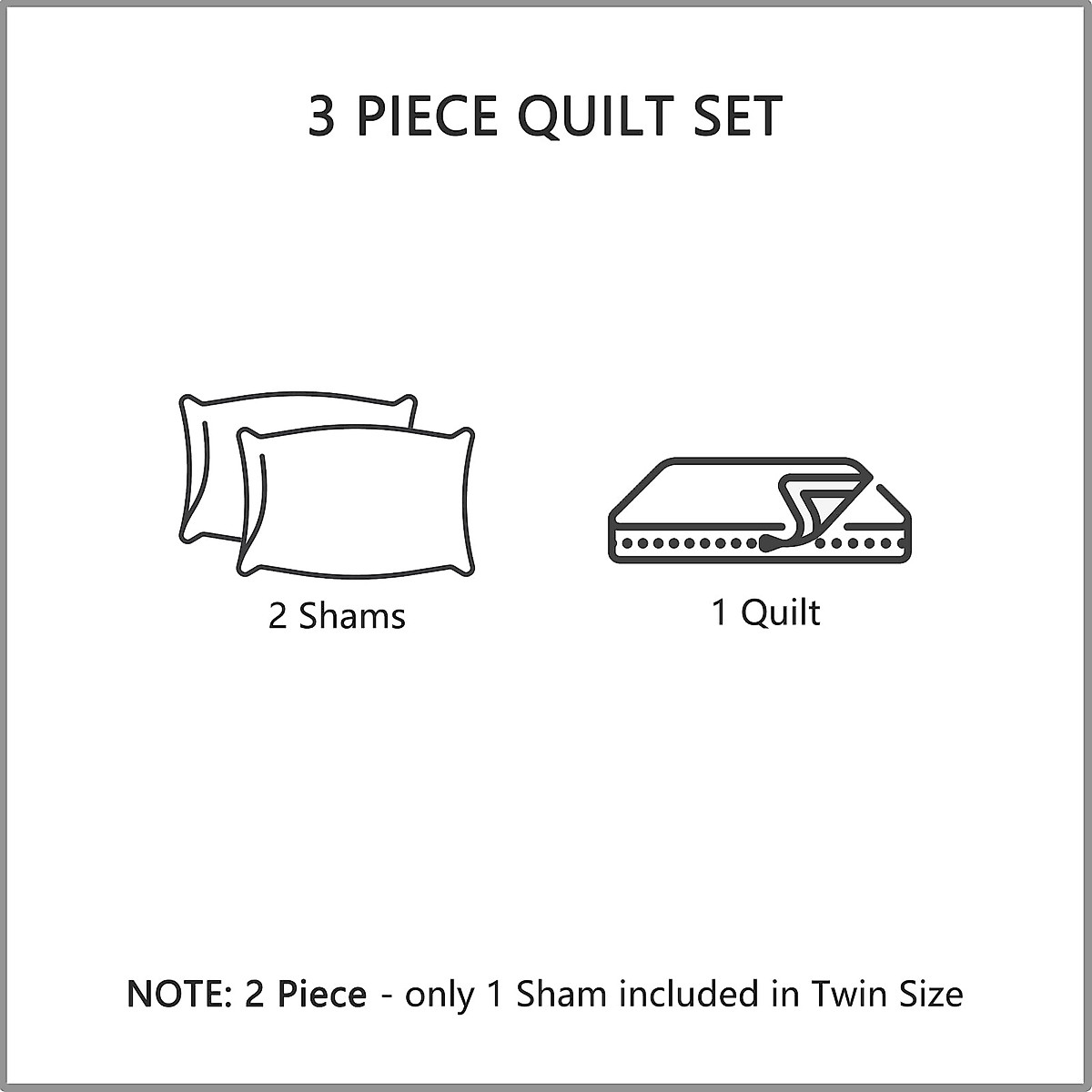 CHIXIN Boho Quilt King Size - Bohemian Chic Medallion Design - Lightweight Bedspread Coverlet Set, Ultrasonic Quilting Mandala Bedding Cover for All Season, 3 Piece, Aqua Blue