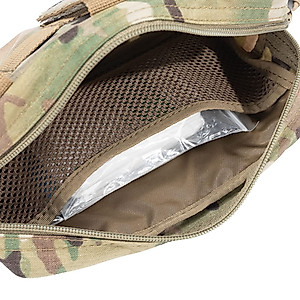 EXCELLENT ELITE SPANKER Tactical Molle Admin Pouch for Tactical Vest Chest Waist Pack Utility Tool Pouch Tactical EDC Bag(Multicam)