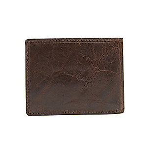 FRYE Men's Logan Slim Id Billfold, Dark Brown, One Size