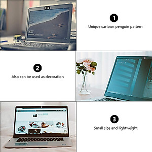 SOLUSTRE Slide Blocker 6 PCS camera cover camera privacy cover phone camera blocker laptop cam cover rainbow webcam cover slide animal webcam cover smartphone webcam cover lapdesk lens cap