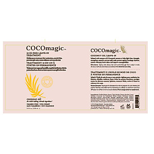 Cocomagic 10-in-1 Leave-in Hair Treatment with Coconut Oil | Hydrate, Detangle, Prevent Frizz | Smooths, Creates Silkiness | Gentle for All Hair Types | Paraben Free, Cruelty Free, Made in USA (8 oz)