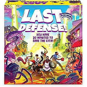 Funko Games Funko Board Signature Last Defense Game - Light Strategy Board Game for Children & Adults (Ages 10+) - 2-4 Players - Collectible Vinyl Figure - Gift Idea
