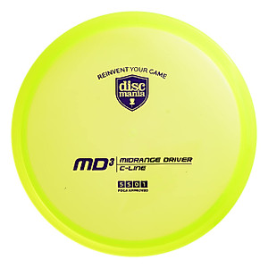 Discmania C-Line MD3 Disc Golf Mid-Range Driver – Colors Will Vary (177-180g)