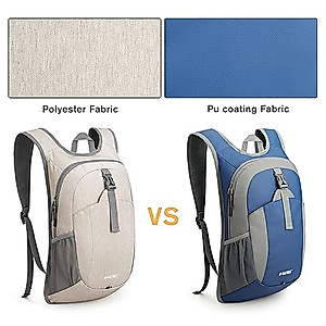 G4Free 12L Hiking Backpack, Lightweight Small Hiking Daypack for Outdoor Travel Mini Foldable Shoulder Bag