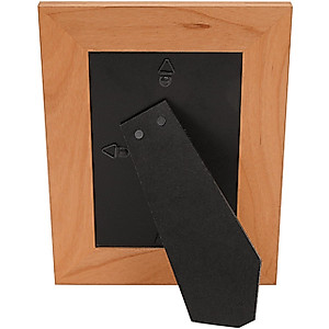 ThisWear Nautical Gift Sail Captain First Mate Anchor Natural Wood Engraved 4x6 Portrait Picture Frame Wood