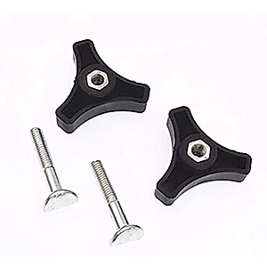 2 Pack Triangle Handle Knob Screw Bolt Fit for Honda Lawn Machine/Lawn Mower