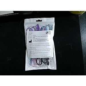 Yolev 8pcs Mini Craft Scissors Set Stainless Steel Scissors with Protective Cover Straight Tip Sewing Small Scissors for Adults Special Needs, Paper Cutting Sewing Work Art Craft