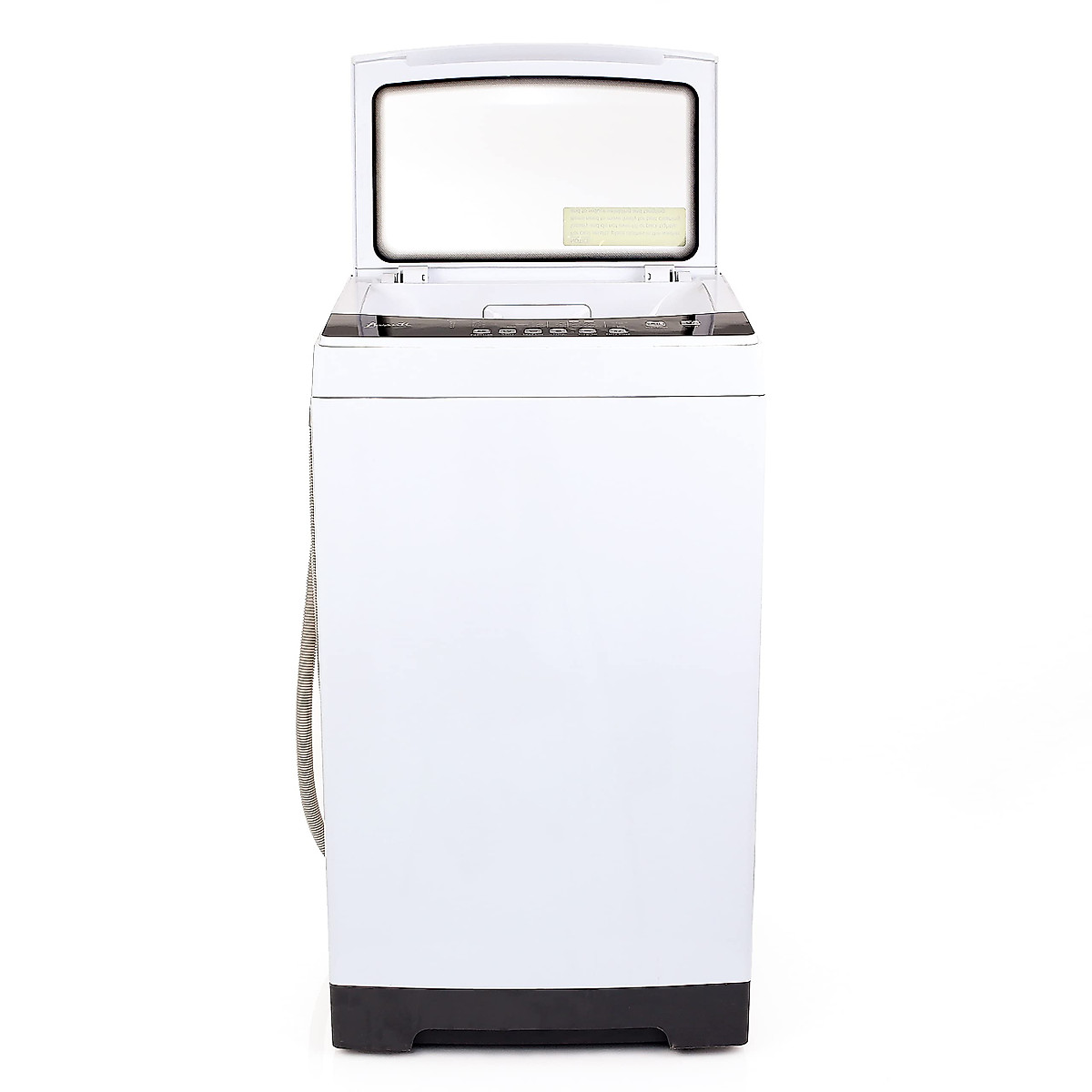 Avanti STW16D0W Portable Washing Machine 1.7 Cu. Ft. Capacity, Top Loading with Hot and Cold Water Inlets, 6 Cycles, Compact for Apartments Dorms and RVs, White