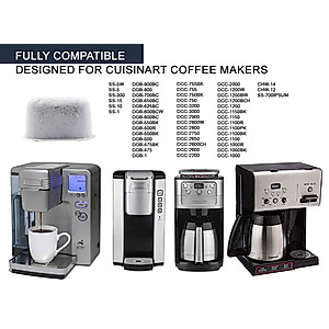 Premium Replacement Charcoal Water Filters for Cuisinart Coffee Machines (12)