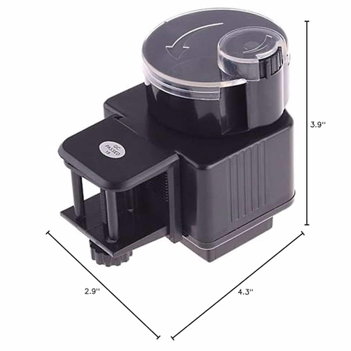 Lianyao Auto Fish Food Dispenser, Adjustable Aquatic Pet Supplies Automatic Fish Feeder, Fish Food Dispenser Aquarium Timer Fish Feeder