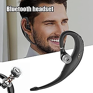 Conduction Headphone Bluetooth Headphones, 5.0 Auto Pairing True Wireless Earbuds in Ear Bluetooth Earphones Call Headset with Built in Mic for Sports