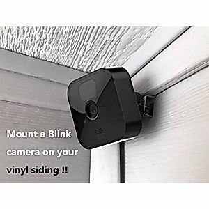 Vinyl Siding Hooks for All-New Blink Outdoor Camera, No-Hole Needed Outdoor Siding Clips for Mounting Blink Outdoor Security Camera System, Stainless Steel Siding Mount (12 Pack)……